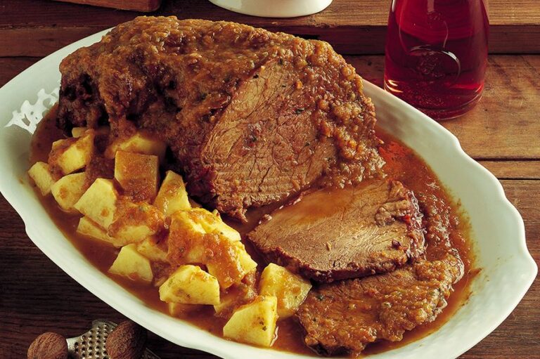 Safio cozido e vitela estufada – Restaurante Castelo